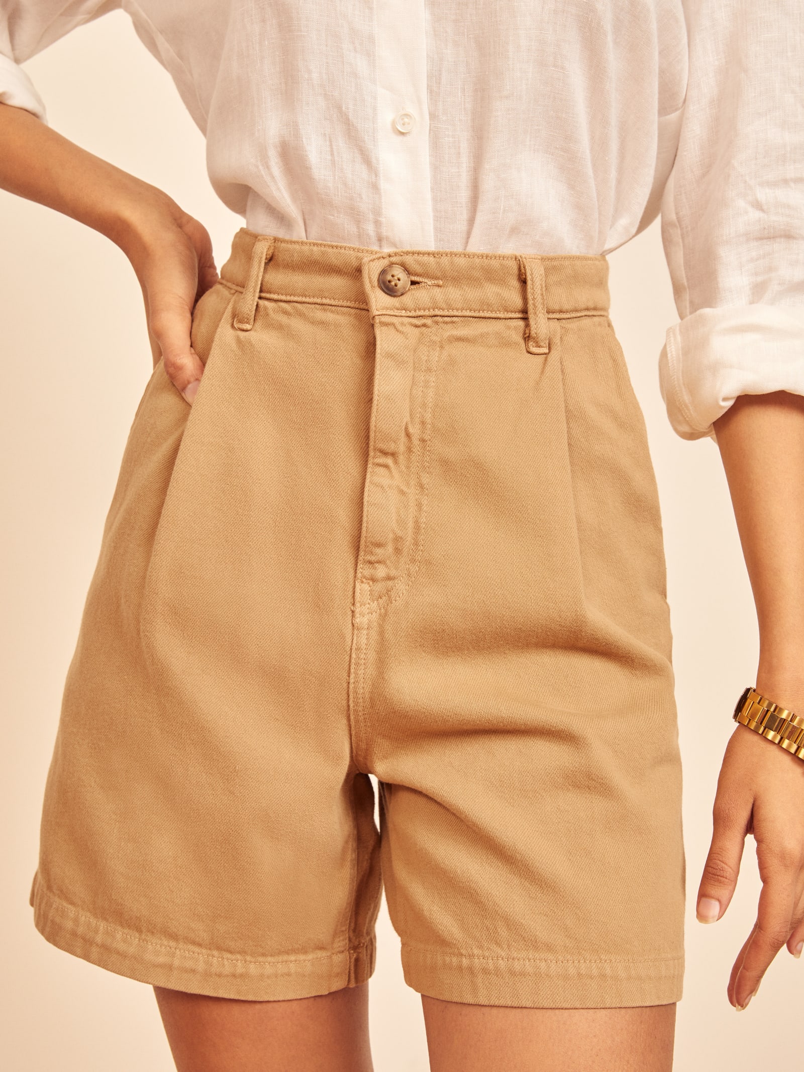 Keaton Trouser Short - Sustainable Denim | Reformation