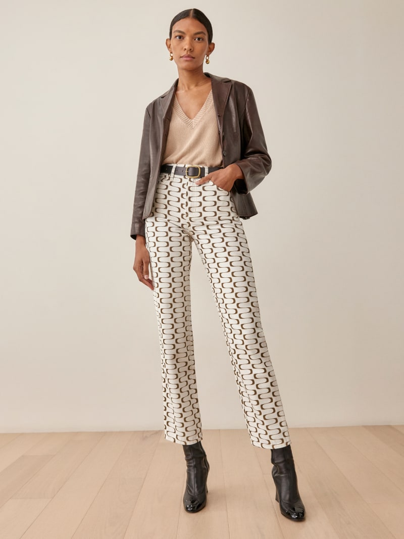 Mod High Rise Straight Jeans - Sustainable Denim | Reformation