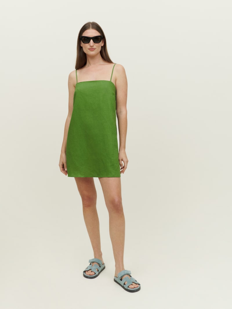 Reformation Aubree Linen Dress
