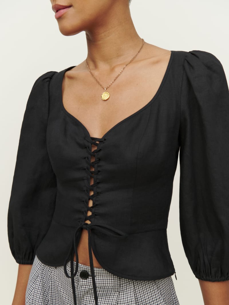 Barrett Linen Top