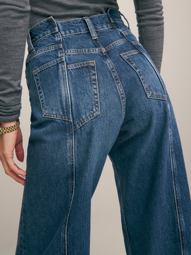 Cary High Rise Slouchy Wide Leg Jeans - Sustainable Denim | Reformation