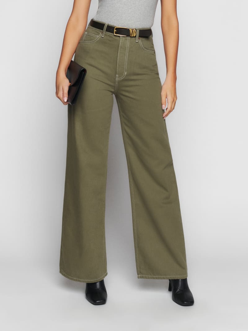 Cary High Rise Slouchy Wide Leg Jeans - Sustainable Denim | Reformation
