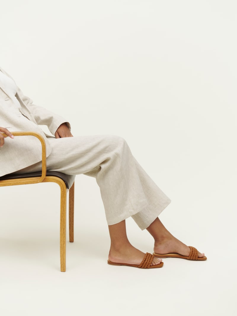 Mona Tubular Flat Sandal - Sustainable Shoes | Reformation