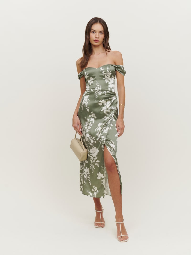 Reformation Genesis Silk Dress