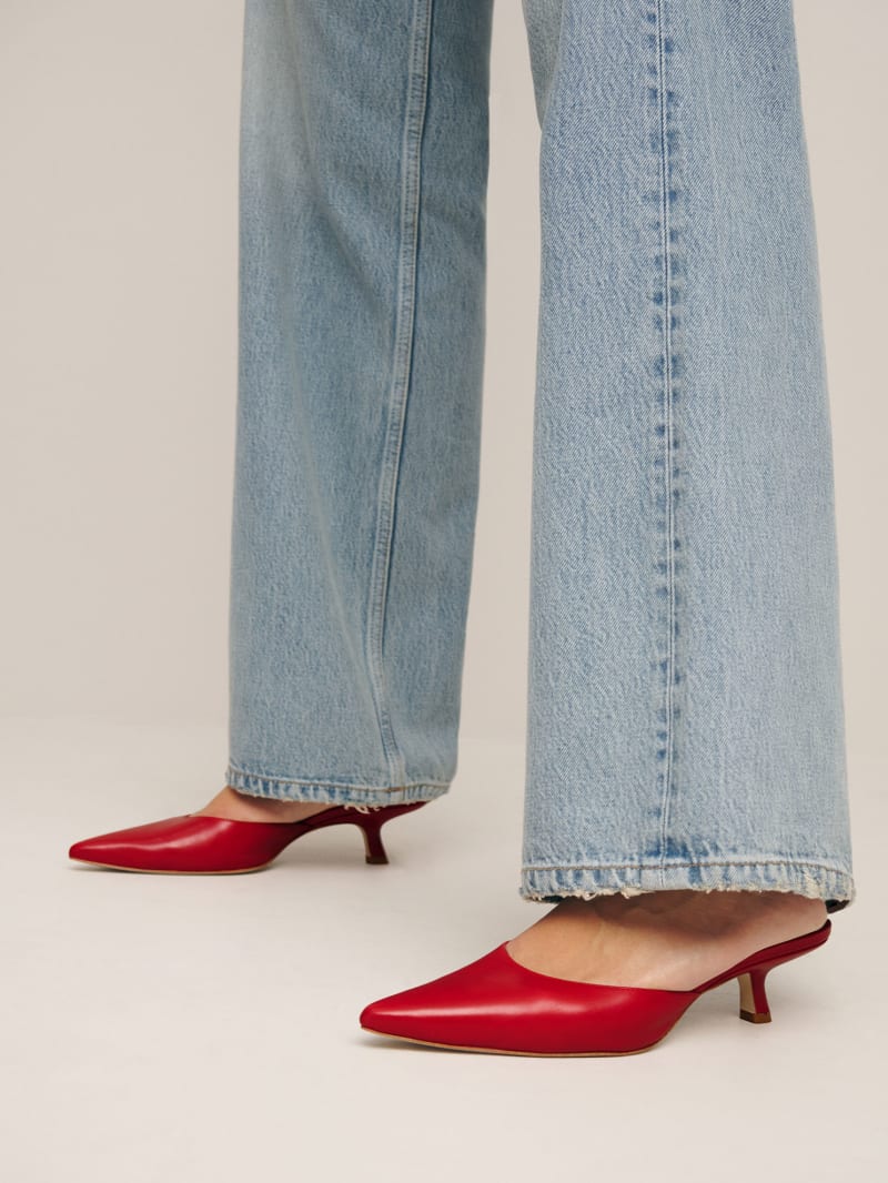 Wilda Kitten Mule - Sustainable Shoes | Reformation
