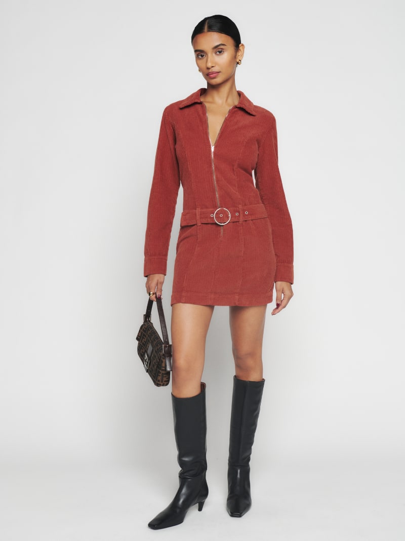 Nini Corduroy Dress - Sustainable Denim | Reformation