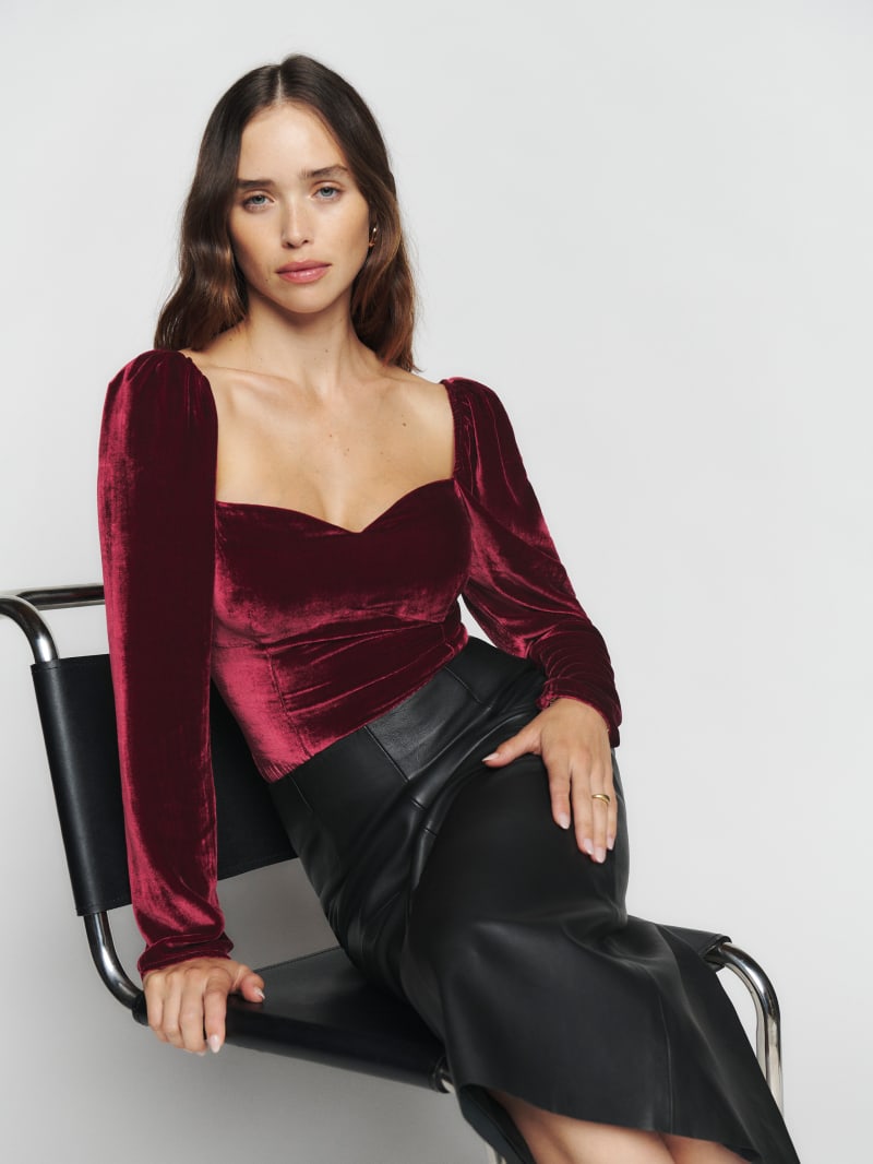 Monroe Velvet Top