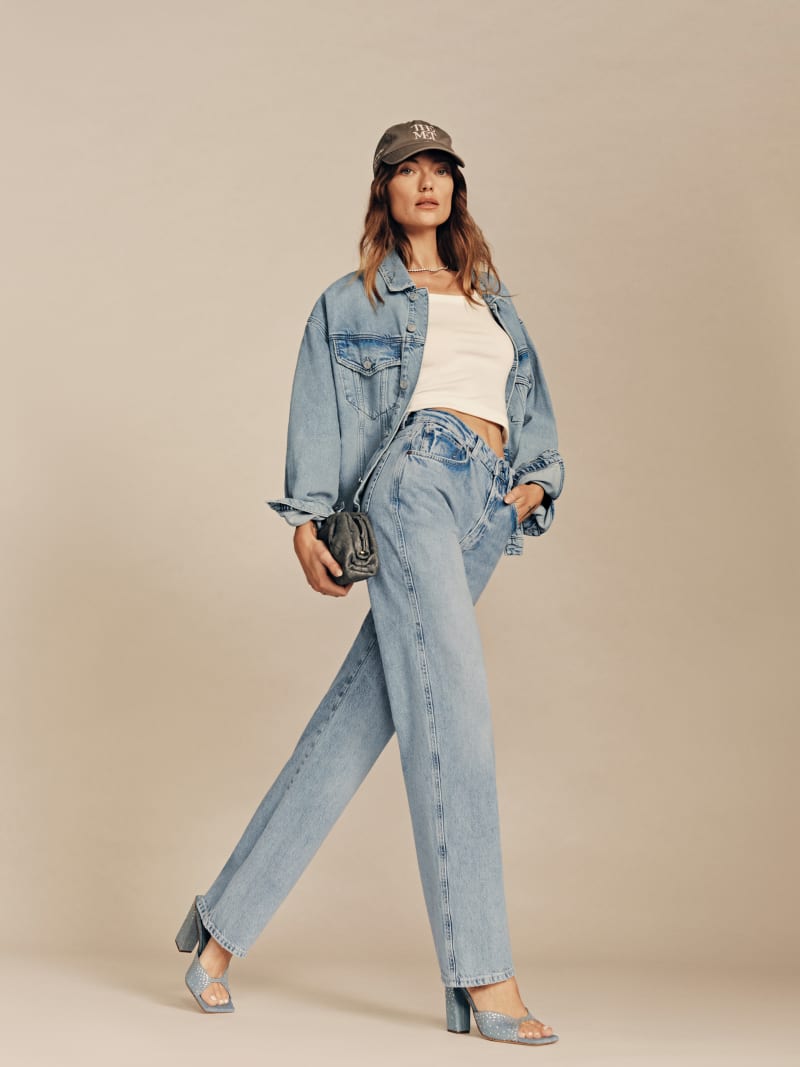 Val 90s Mid Rise Straight Jeans - Sustainable Denim | Reformation