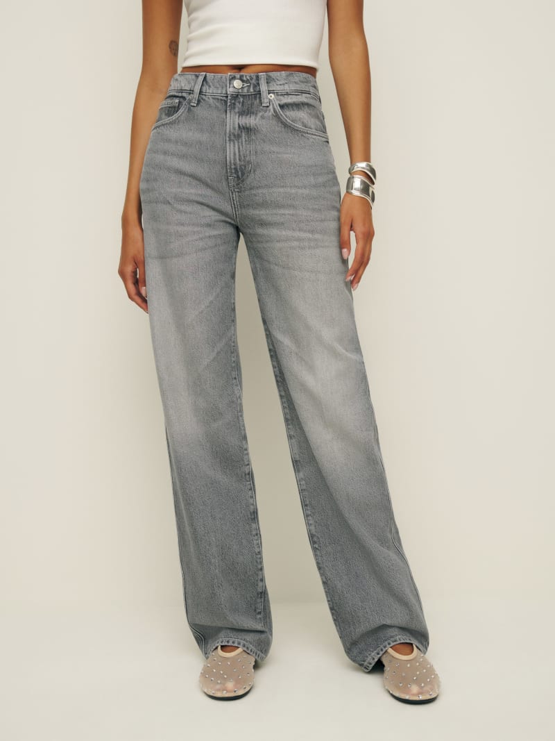 Val 90s Mid Rise Straight Jeans - Sustainable Denim | Reformation