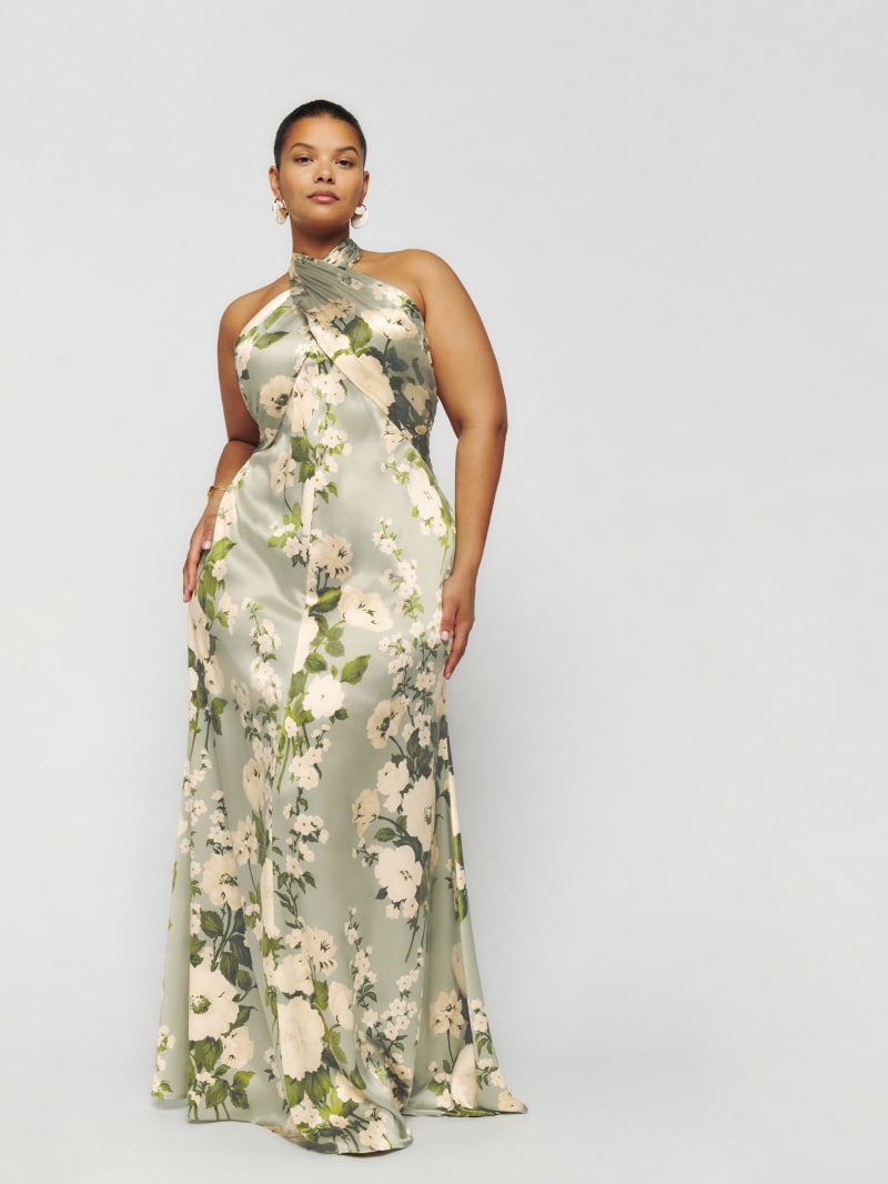 Robe en soie Veria grandes tailles