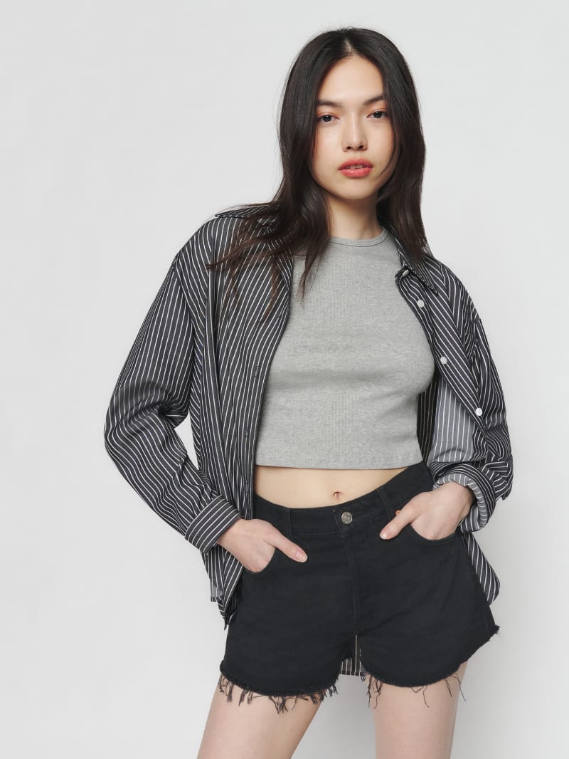 Charlene High Rise Jean Shorts - Sustainable Denim | Reformation