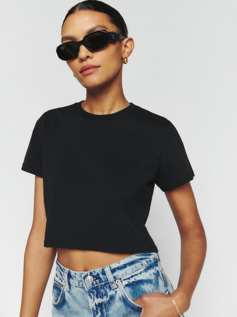 Cropped Classic Crew Tee