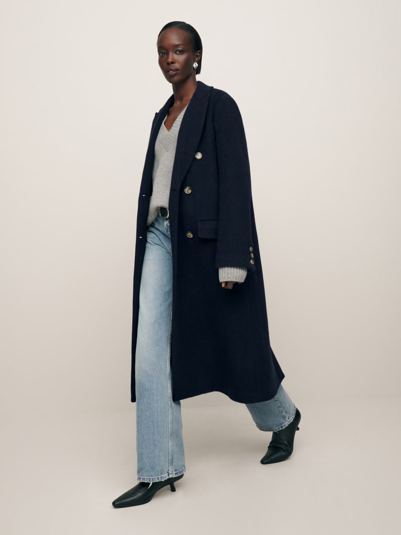 Paley Double Breasted Coat - Long Sleeve | Reformation