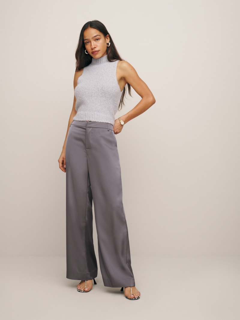 Bryan Mid Rise Pant - | Reformation