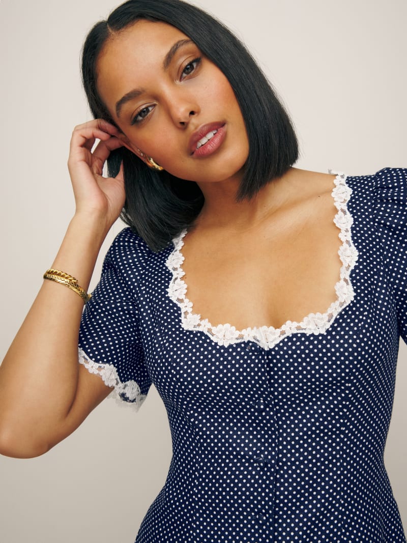 Anabella Linen Top - Short Sleeve | Reformation