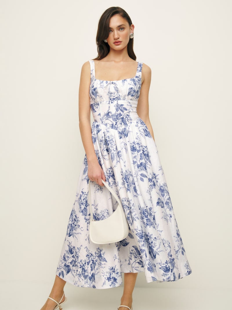 Balia Linen Dress - Sleeveless | Reformation