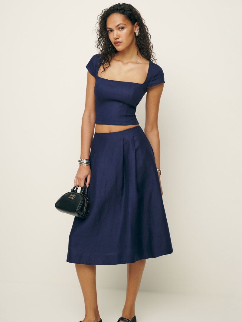 Savannah Linen Two Piece