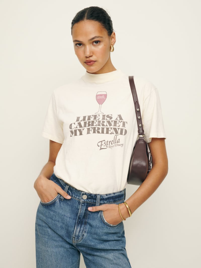 Vintage Cabernet Tee - Sustainable Vintage | Reformation