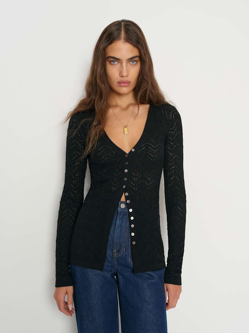 Sutton Regenerative Merino Open Knit Sweater