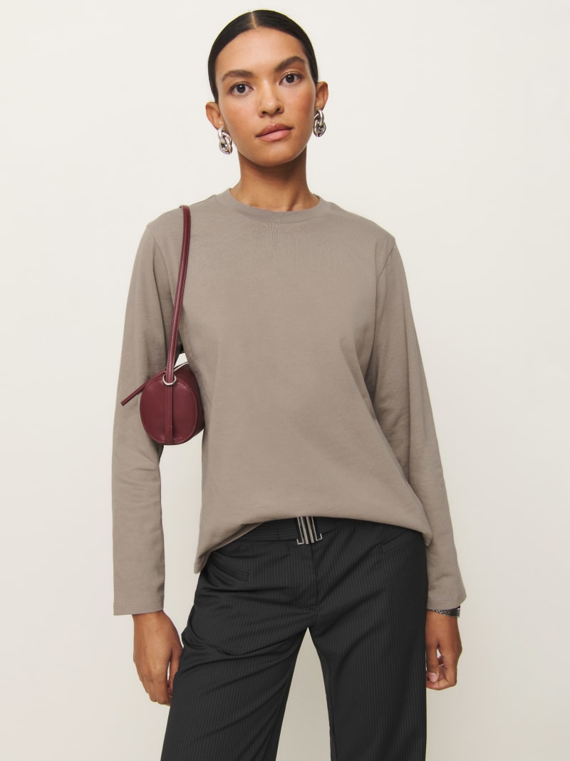 Asher Oversized Long Sleeve Tee - Long Sleeve | Reformation