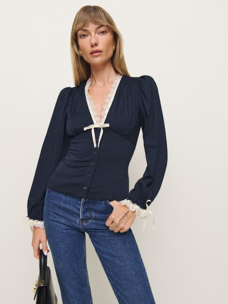Darcie Top - Long Sleeve | Reformation