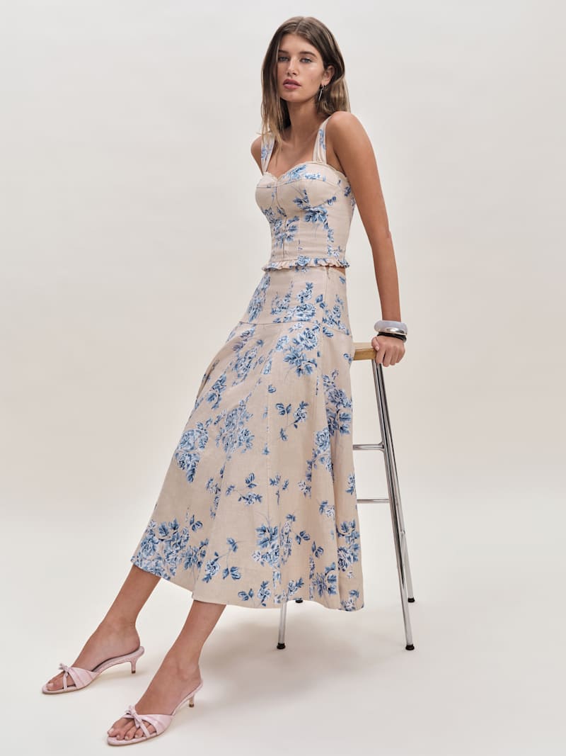Anatolia Linen Two Piece - Sleeveless | Reformation
