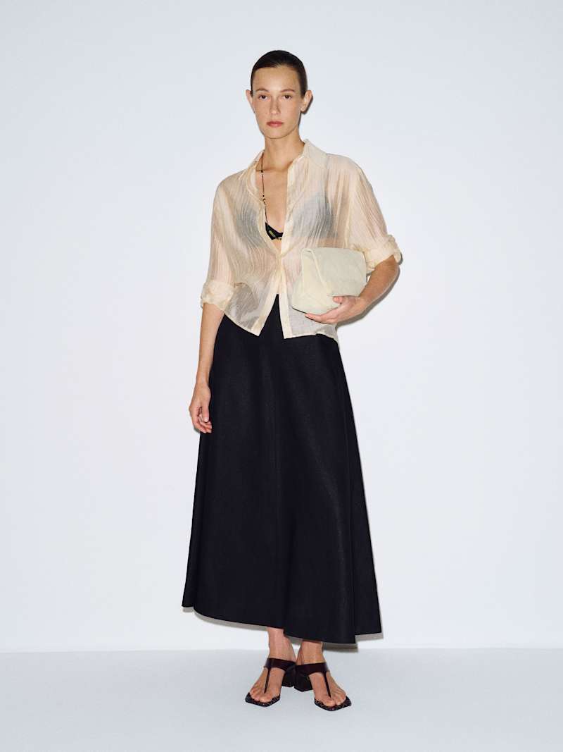 Peony Linen Skirt