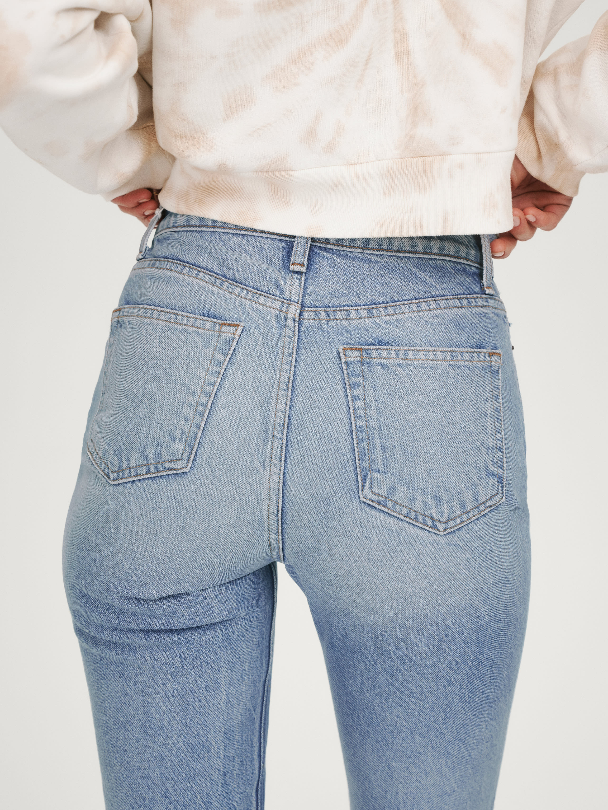 Cynthia Shadow High Rise Long Jeans | Reformation