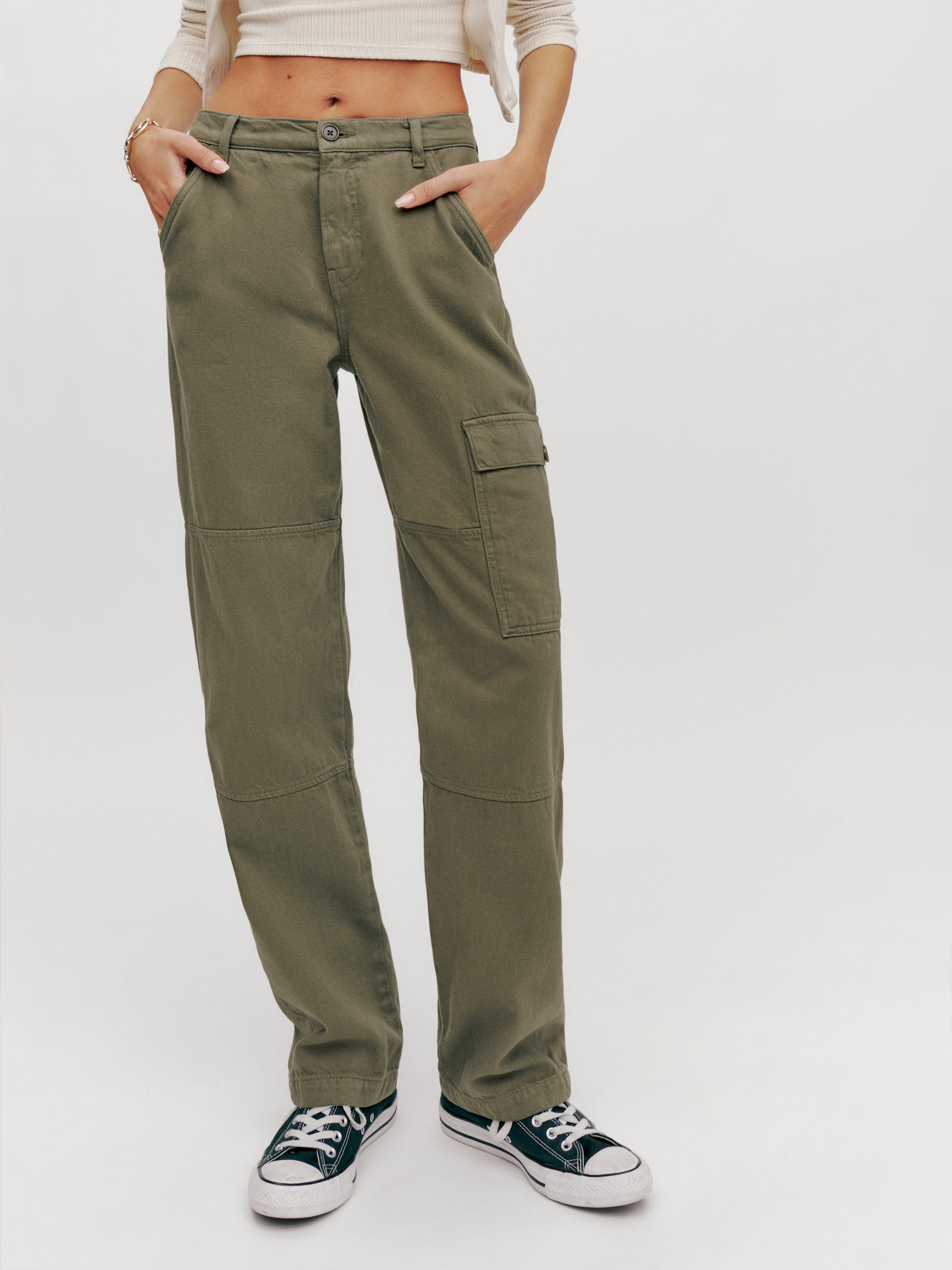 Bailey High Rise Utility Pant - Sustainable Denim | Reformation