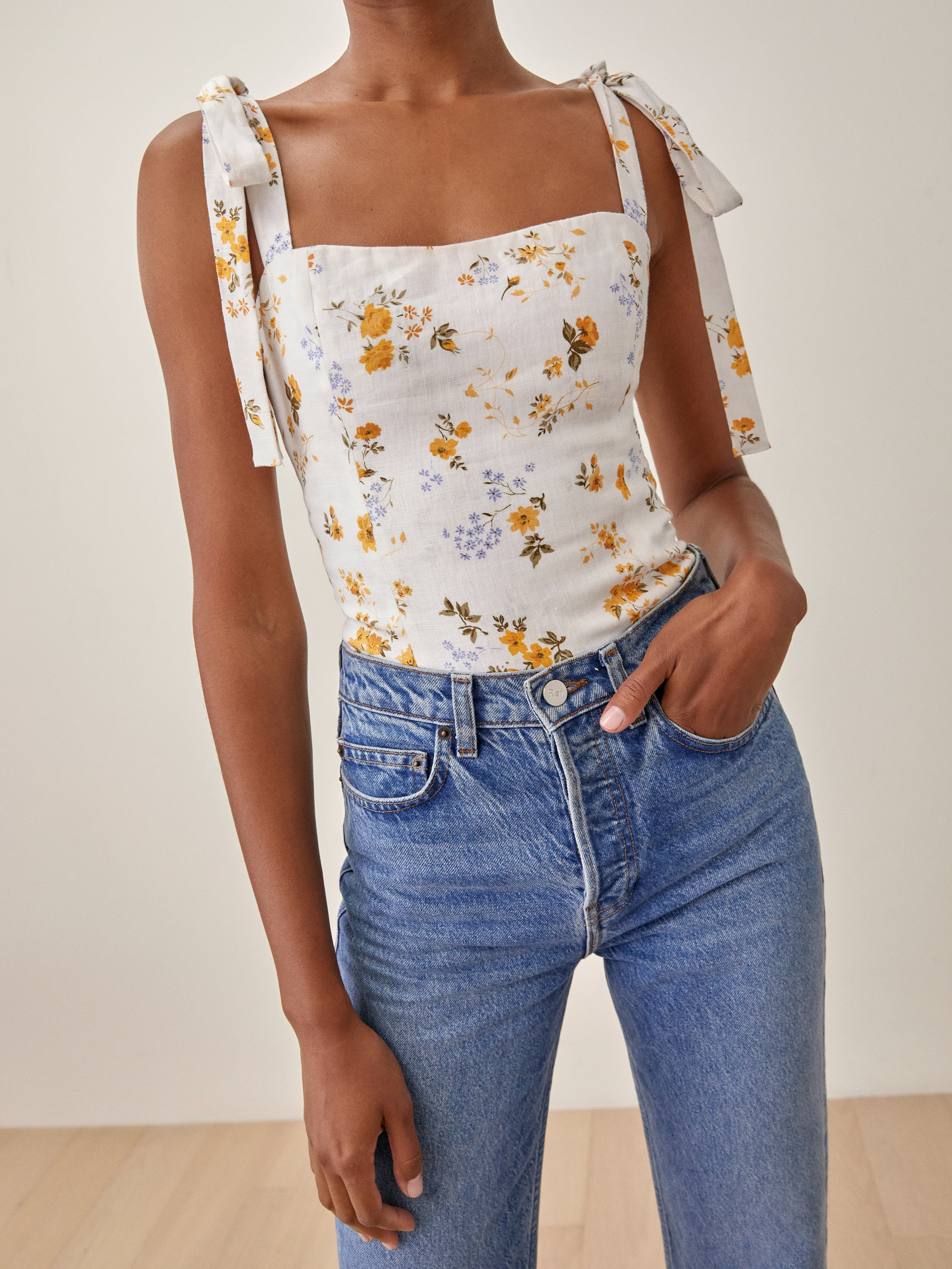 Bilson Linen Top - Sleeveless Linen | Reformation