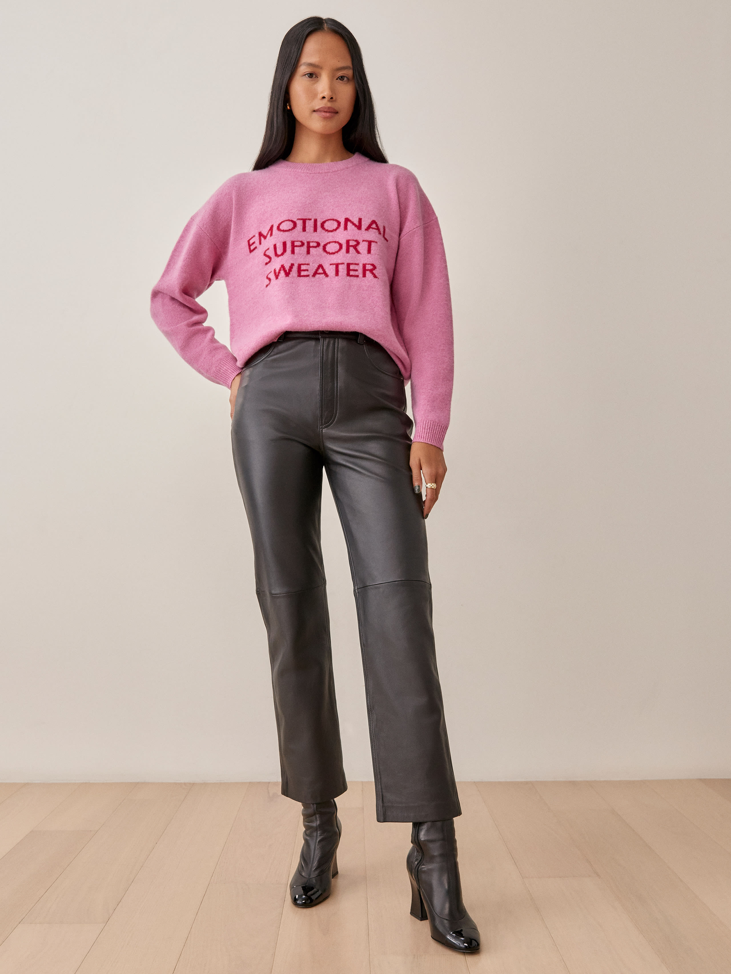 Emotional Support Regenerative Wool Sweater - Sustainable Sweaters ...