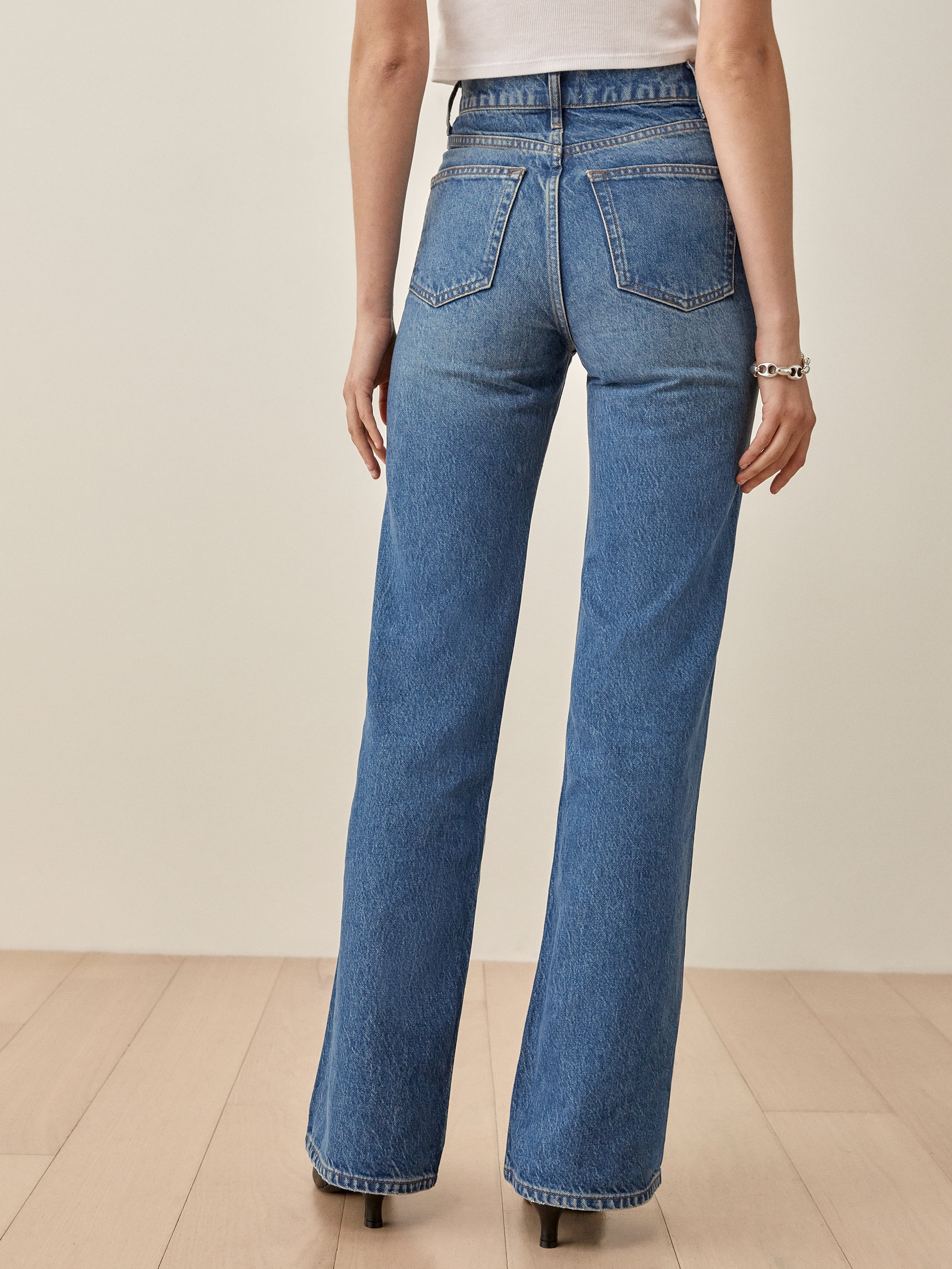 Joli High Rise Flare Jeans - Sustainable Denim | Reformation