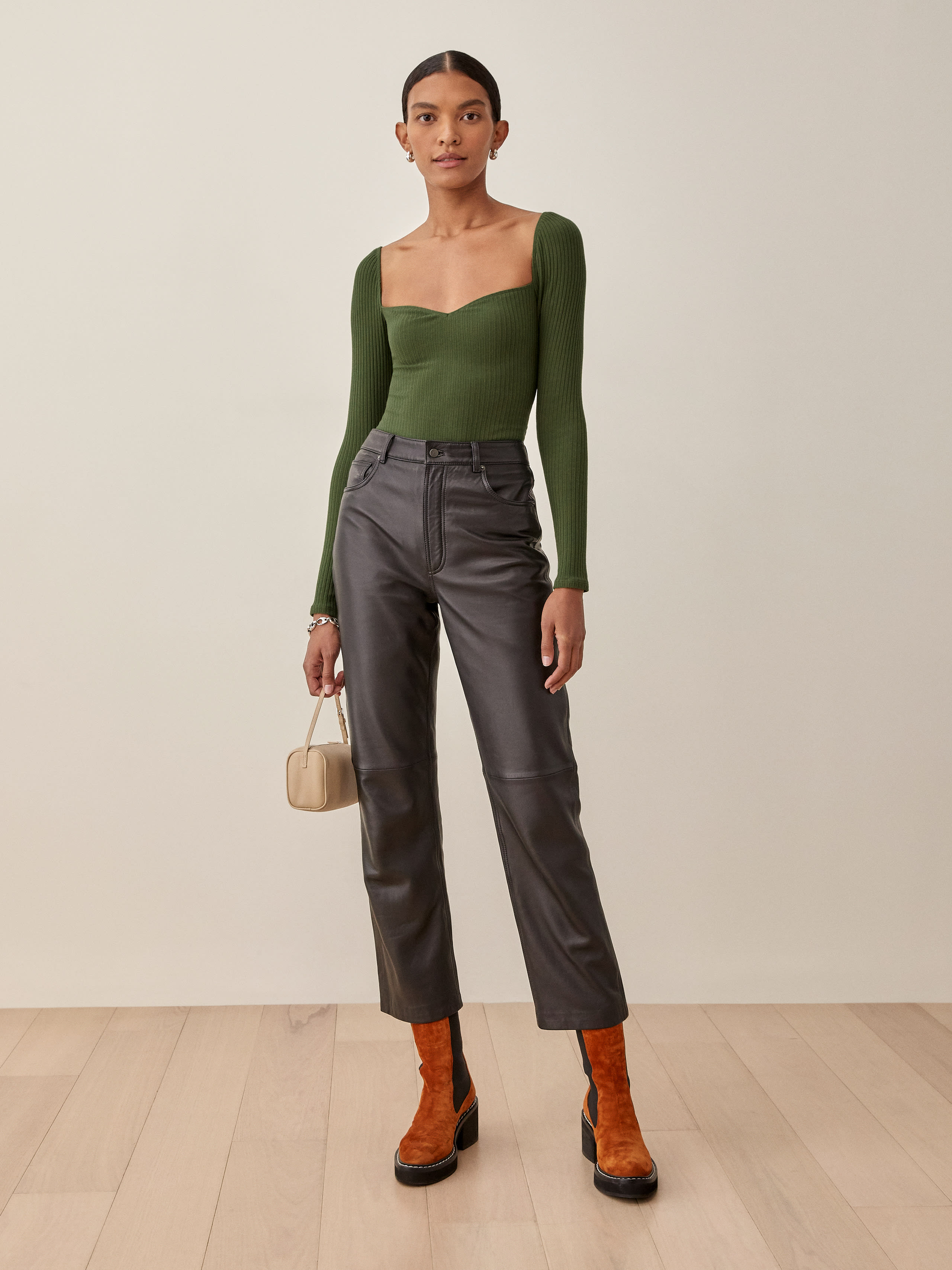 October Top - Long Sleeve Knit | Reformation