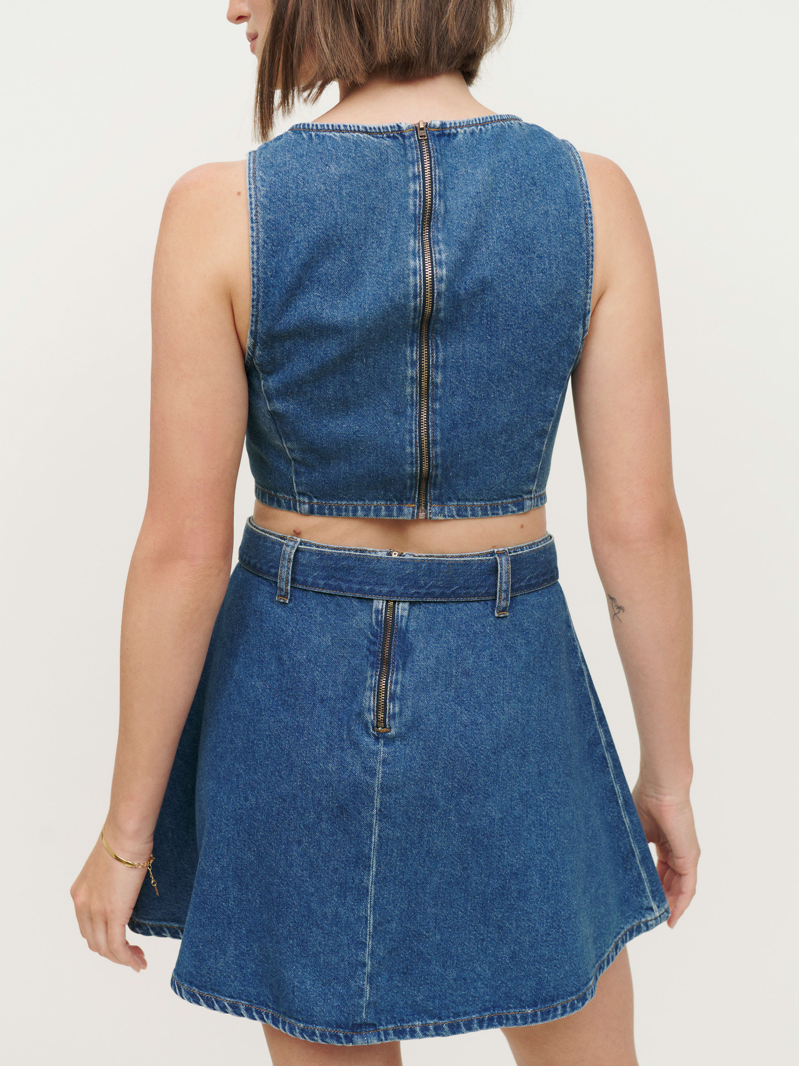 Anissa Two Piece Denim Set - Sustainable Denim | Reformation