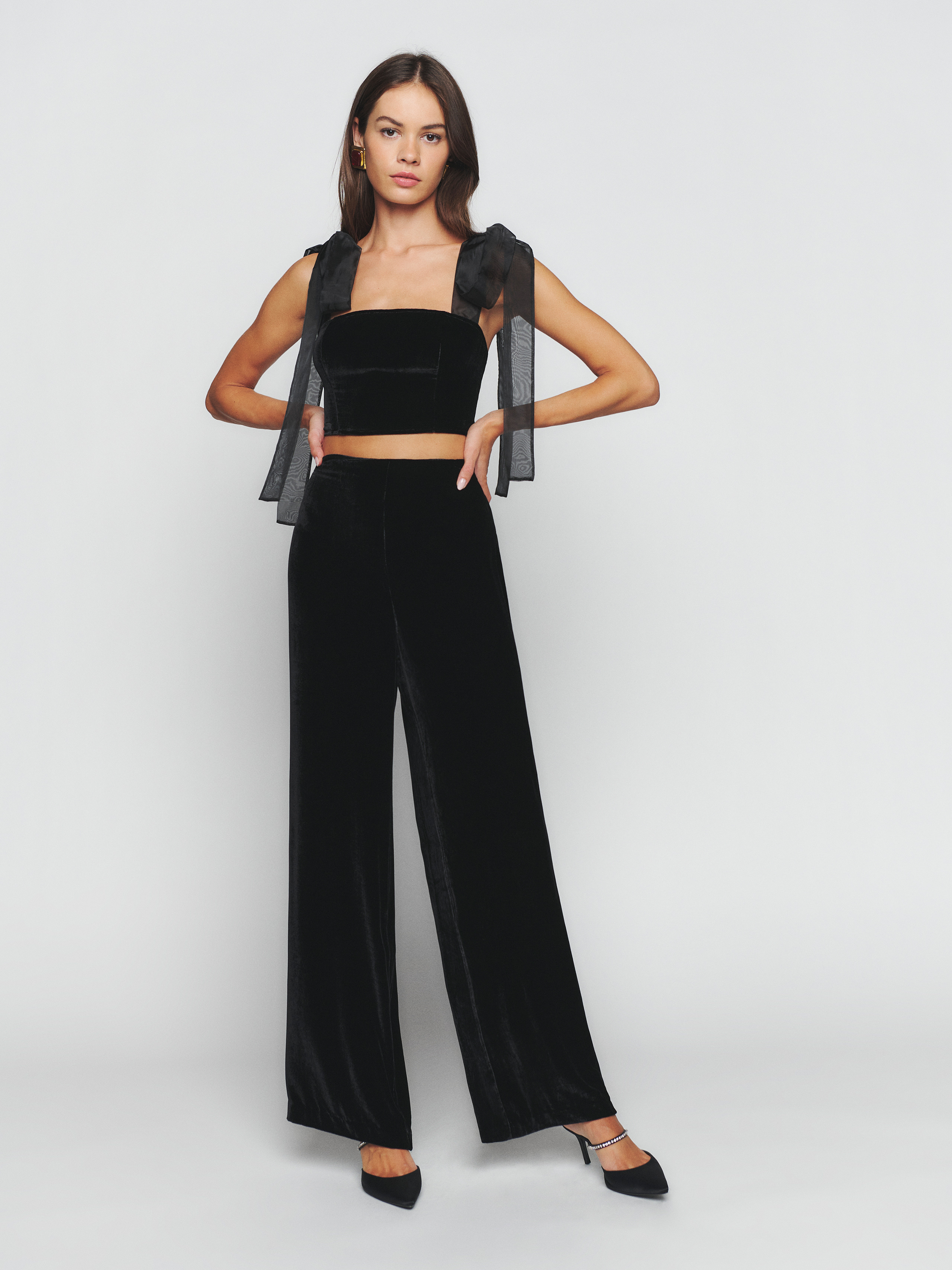Abby Velvet Two Piece - Sleeveless | Reformation